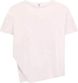 Liviana Conti Femme, Tops, Blanc, Taille: 40 FR Lightweight Jersey T-Shirt
