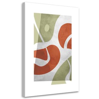 Feeby Bilder Boho Abstrakt 60x90 cm 1 tlg Schlafzimmer Modern Vlies Leinwandbilder Bild auf Leinwand Kunstdruck Wand Wanddeko Design Wohnzimmer Büro Flur Ho