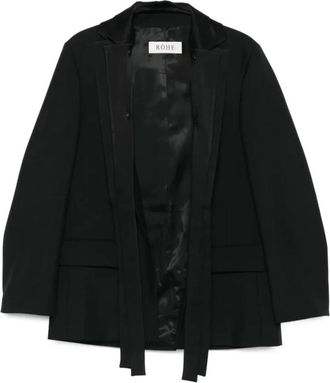 Róhe Damen, Jacken, Schwarzk, SGröße