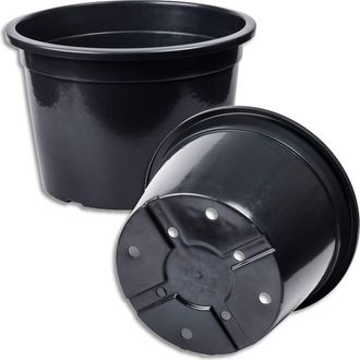 Wohnkult Pflanztöpfe Blumentöpfe Blumenkübel rund und eckig große Auswahl (Rund 60 Liter)