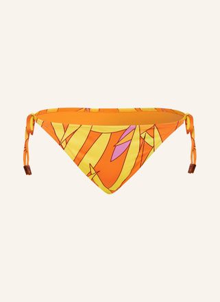 Vilebrequin Triangel-Bikini-Hose Madrague Flore orange
