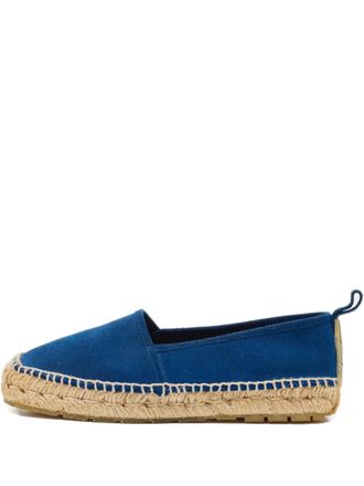 Balenciaga espadrilles en daim - Bleu