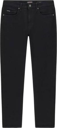 Guess Jean slim &agrave; taille basse en coton m&eacute;lang&eacute;