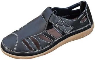 Generic Sandales compens&eacute;es &agrave; bout ferm&eacute; pour femme - Style d&eacute;contract&eacute; - Couleur unie - &Eacute;l&eacute;gantes - Antid&eacute;rapantes - L&eacute;g&egrave;res et confortables - Sandales ortho