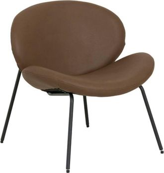Made In Meubles Fauteuil en simili-cuir Dorian