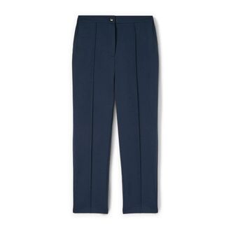 Motivi Regul&auml;re Hose aus Cr&ecirc;pe-Stoff - - Trousers - Damen - Blau - S