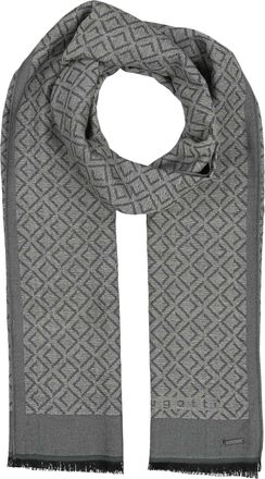 Bugatti Leichter Schal | Geometrisches Muster | 45 x 190 cm | Aus Baumwolle und Viskose Bottle