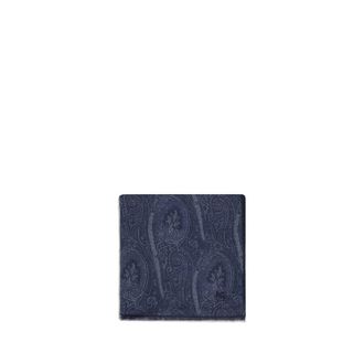 Etro Paisley Stamped Cashmere Blend Schal - - Accessories - Herren - Blau - ONE SIZE