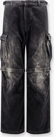 Balenciaga Cargo black denim trousers - BALENCIAGA - gender_Man