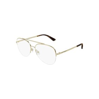 Alexander McQueen Mq0166O 002 Optische Brille - - Accessories - unisex - Gelb - 56 MM