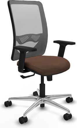 Piqueras y Crespo B&uuml;rostuhl Zulema mit 2D-Armlehnen, h&ouml;henverstellbare Lendenwirbelst&uuml;tze, ausgestattet mit 3 Positionen und Schneidschaum, mit Rollen von 65 mm, Nylon,