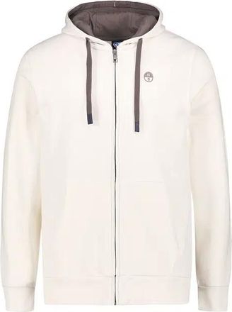 North Sails Herren Pullover beige Baumwolle unifarben