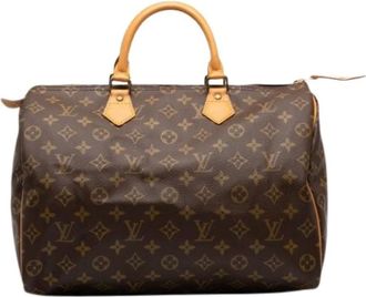 Louis Vuitton Pre-owned Speedy 35 - Femme - Pre-owned - Brun - Taille: ONE Size