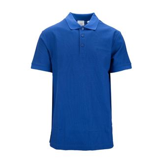 Burberry Herren Button Polo Shirt - - Tops - Herren - Blau - S