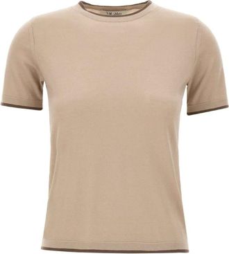 Max Mara T-shirt sans manches - Femme - Tops - Beige - Taille: 40 FR
