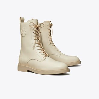 Tory Burch Damen Double T Combat Boot