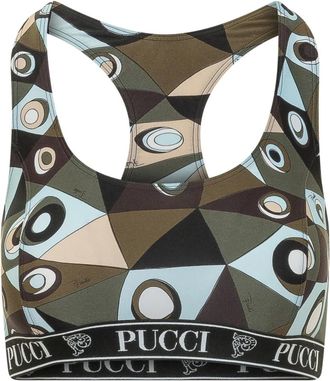 Pucci Femme, Sport, Multicolore, Taille: 40 FR Occhi Print Top