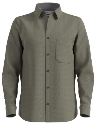 s.Oliver Regular Fit: Gemustertes Hemd mit Kentkragen