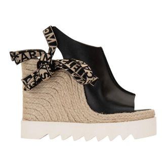 Stella McCartney Sandales compens&eacute;es - Femme - Chaussures - Noir - Taille: 35 EU