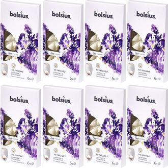 Bolsius Bolsius Aromatic Wax Melts 8 x 6er Pack (48 St&uuml;ck) Duft Schmelzbl&uuml;ten Wachs (So Relaxed: Lavender & Chamomile (76))
