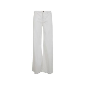 Blumarine Wide-Leg Jeans - - Trousers - Damen - Wei&szlig; - 2XS