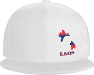 Generic Drapeau du Laos Femme Homme Chapeaux Pare-Soleil Snapback Strapback Cap R&eacute;glable Casquette De Baseball pour Adulte Trucker Camping