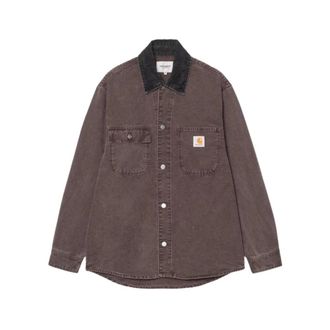 Carhartt Work in Progress Homme, Vestes, Violet, Taille: M Mitch Shirt Jacket