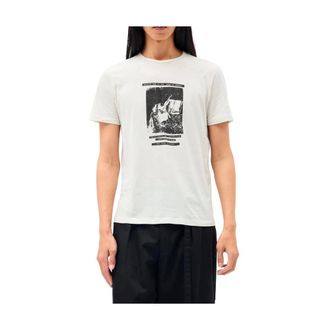 Ann Demeulemeester Grafik-T-Shirt - - Tops - Herren - Wei&szlig; - XL