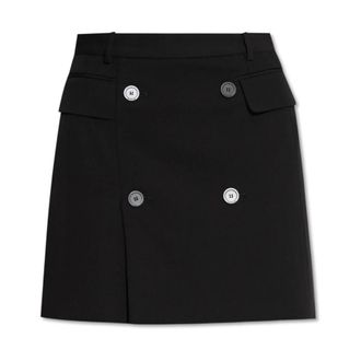 Balenciaga Rock mit dekorativen Kn&ouml;pfen - - Skirts - Damen - Schwarzk - S