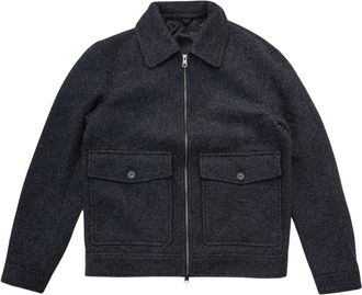 Selected Homme, Vestes, Gris, Taille: M Jakob Wool Blend Jacket