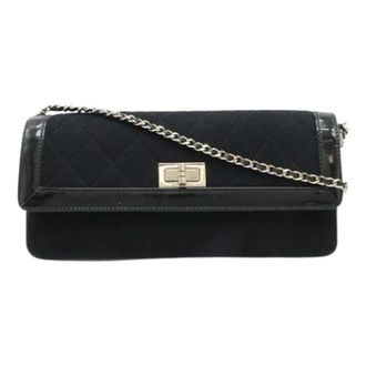 Chanel Pre-owned Canvas Clutch - - Pre-owned - Damen - Schwarzk - ONE SIZE