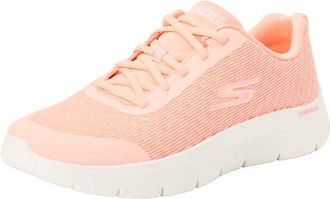 Skechers Femme GO Walk Aller Marcher Flex Viva, Hot Pink Textile/Trim, 36.5 EU