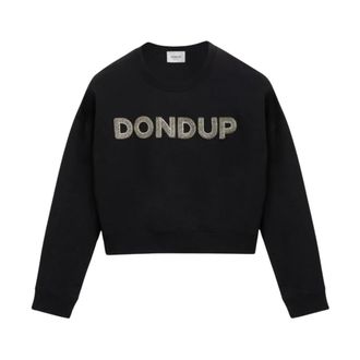 Dondup Crewneck Sweatshirt - - Sweatshirts & Hoodies - Damen - Schwarzk - S