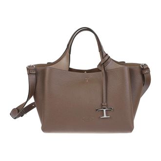 Tod's Femme, Sacs, Brun, Taille: ONE Size T-timeless Tote