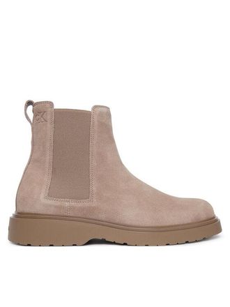 Calvin Klein Klassische Stiefeletten Combat Ess Chelsea Boot Su YM0YM01372 Braun