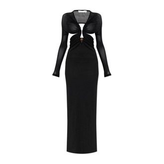 CHRISTOPHER ESBER Kleid mit offenem R&uuml;cken - - Dresses - Damen - Schwarzk - XS