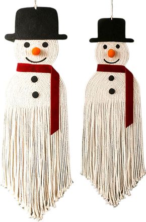 Generic Wanddekoration | Weihnachten Stilvolle Kunstdekorationen,2 St&uuml;cke Gewebte Wandbehang | F&uuml;r Zuhause, Wohnzimmer, Schlafzimmer, Apartment, Studentenzimm