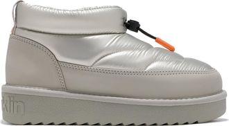 D.Franklin Damen Stiefeletten Gepolstert mit Innenfutter Nordic Low Bomb Silber - Damenstiefel - Freizeitmode - Gr&ouml;&szlig;e (39) - Modell bomb