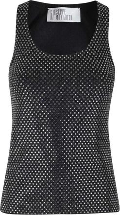 Giuseppe Di Morabito Femme, Tops, Noir, Taille: 36 FR Crystal Tank Top