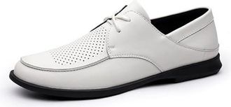 Generic Chaussures habillées Oxford for Hommes, à Lacets, Bout Rond, Derby, Bout Tablier, Cuir, antidérapantes, Basses, Semelles en Caoutchouc antidérapantes,