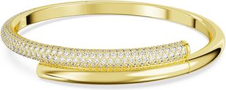 Swarovski Dextera Armreif, Vergoldetes Damenarmband mit Strahlenden Swarovski Kristallen