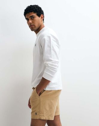 Polo Ralph Lauren short tiss&eacute; coupe classique en kaki-Vert