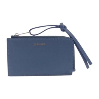 Jil Sander Pre-owned Leder Portemonnaies - - Pre-owned - Herren - Blau - ONE SIZE
