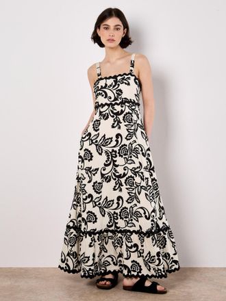 Apricot Kleid