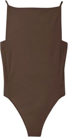 Jacquemus Femme, Maillots de bain, Brun, Taille: 42 FR Le Maillot Sole