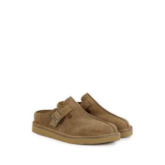 Clarks Mules en cuir su&eacute;d&eacute;