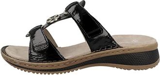 Ara Pantoufles hawaïennes pour Femme, Noir, 36 EU