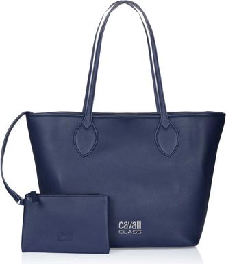 Cavalli Zeitlose Damen Tasche Stil - - Bags - Damen - Blau - ONE SIZE