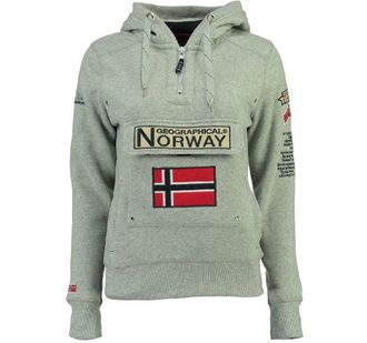 Geographical Norway Kapuzenpullover Gymclass by leyoley mit gro&szlig;er Bauchtasche und warmer Kapuze