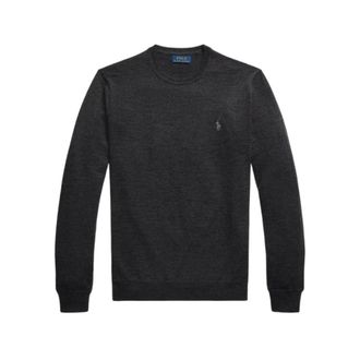 Polo Ralph Lauren Homme, Pulls, Gris, Taille: L SweaT-shirt Col Rond Granit Aw25